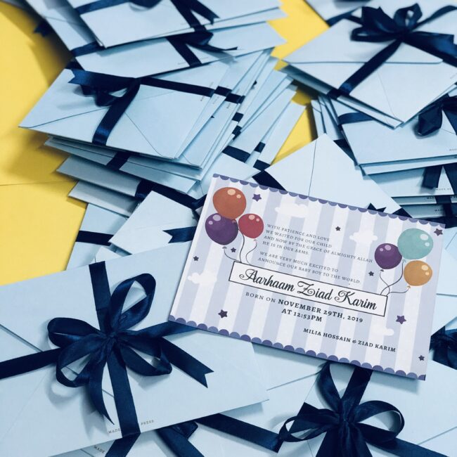 Birthday Invitations Card - Save The Date