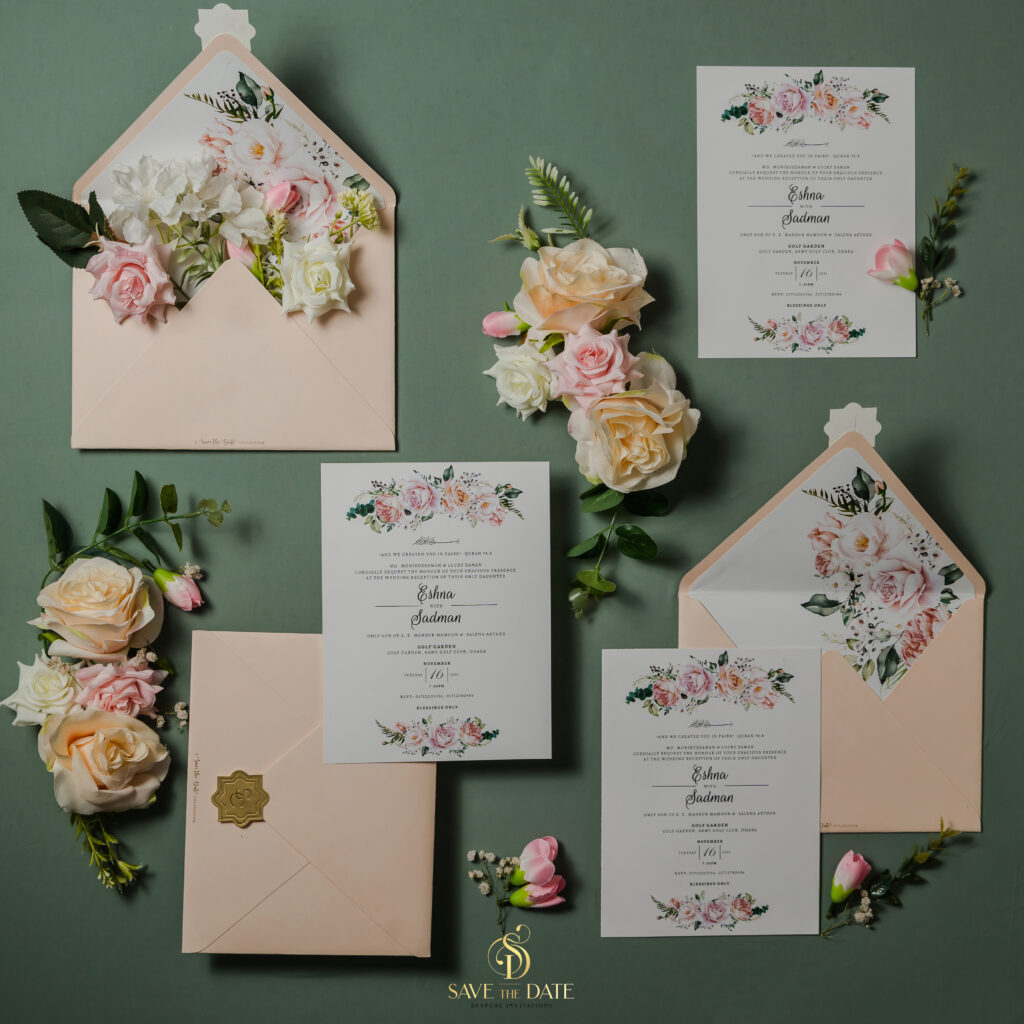 Paper Invitation Stationery - Save The Date