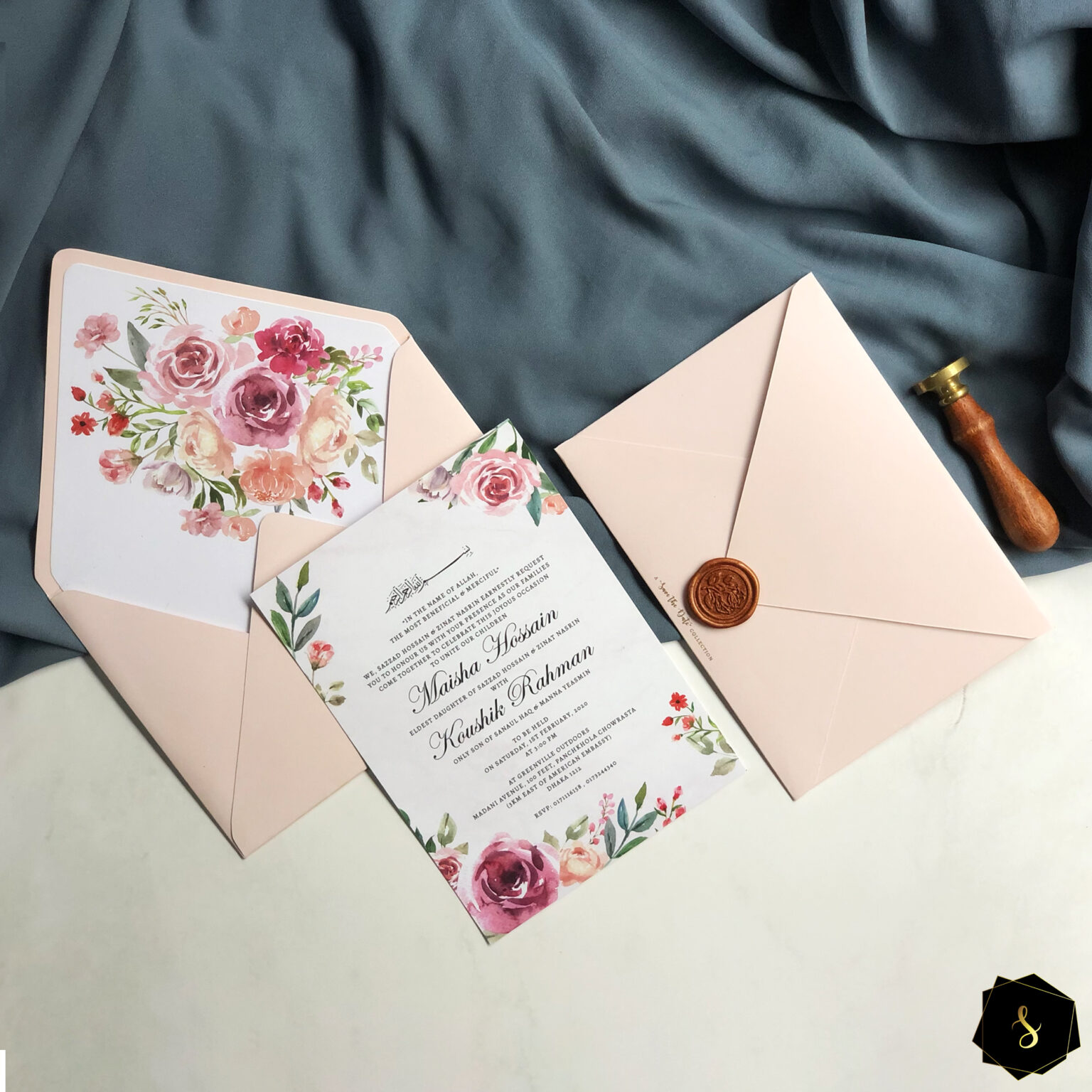 Paper Invitation Stationery - Save The Date