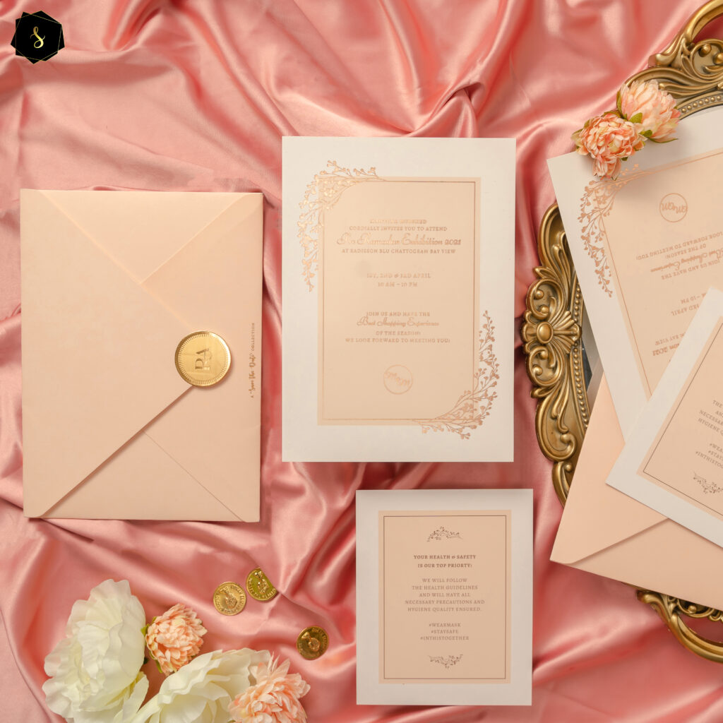 Hush Pink Classic Invitation Set - Save The Date