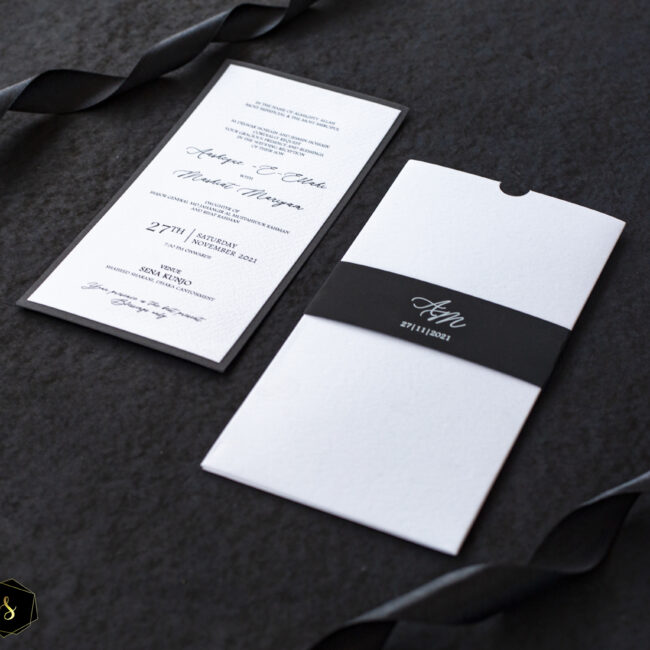 Monochrome Class – Signature Invitation Set - Save The Date