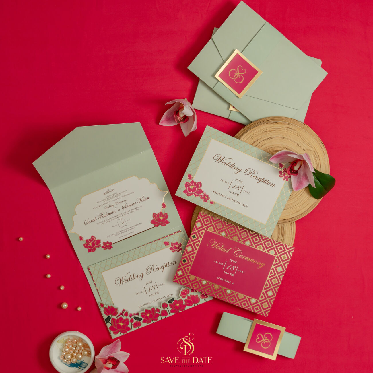 Paper Invitation Stationery - Save The Date