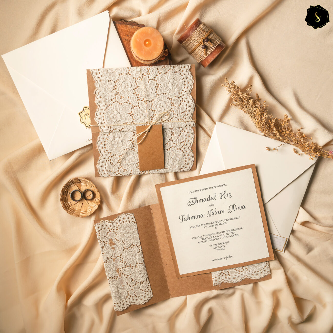 Paper Invitation Stationery - Save The Date