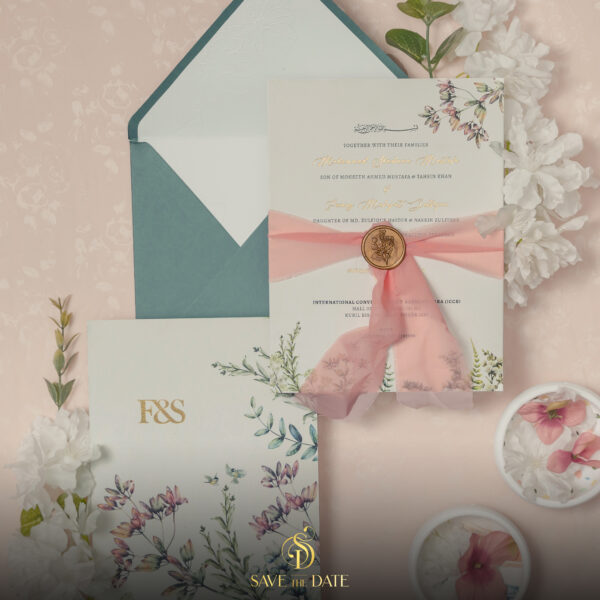 Wedding Pass to “I Do” – Signature Invitation Card - Save The Date
