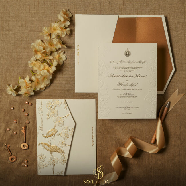 Paper Invitation Stationery - Save The Date