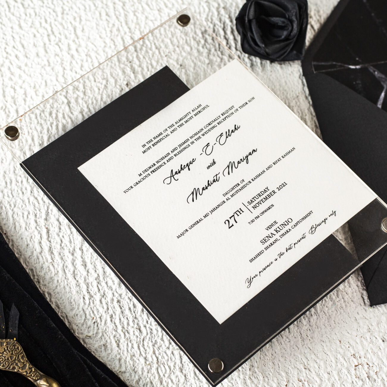 Entwined Affair – Signature Invitation Set - Save The Date